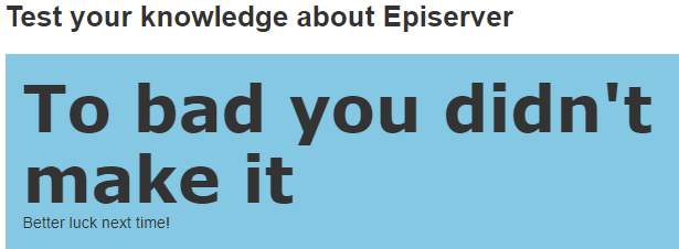 Customizing Episerverforms With Client Events Build A Quiz Gosso Optimizely Devblog